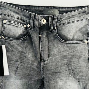 kollar | Jeans | Kollar Rockstar 23 Jeans Faded Vintage Black | Poshmark